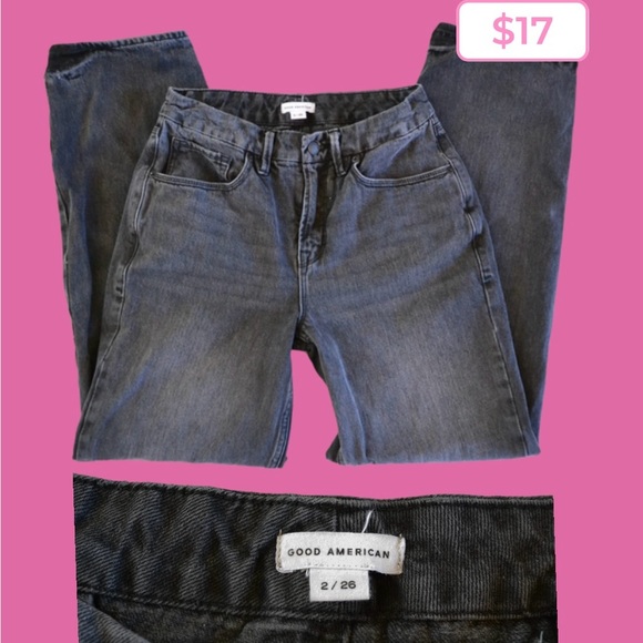 Jeans | Good American Dad Jeans Size 2 | Poshmark